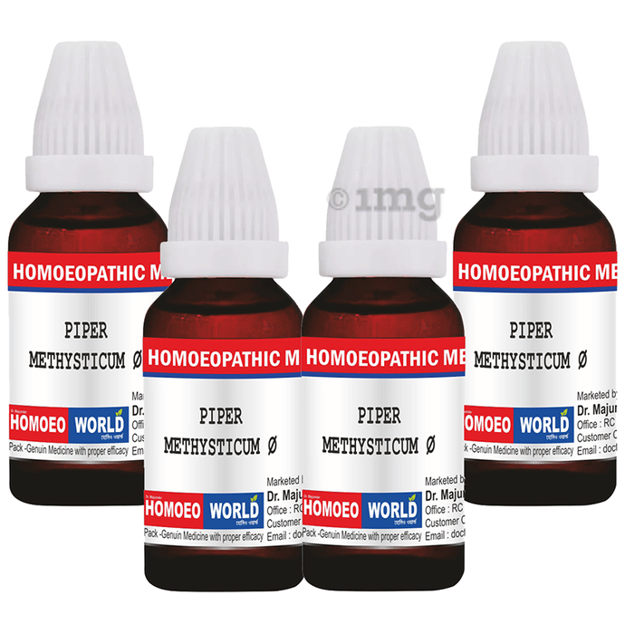 Dr. Majumder Homeo World Piper Methysticum Mother Tincture (30ml Each) Q: Buy combo pack of 4.0 ...