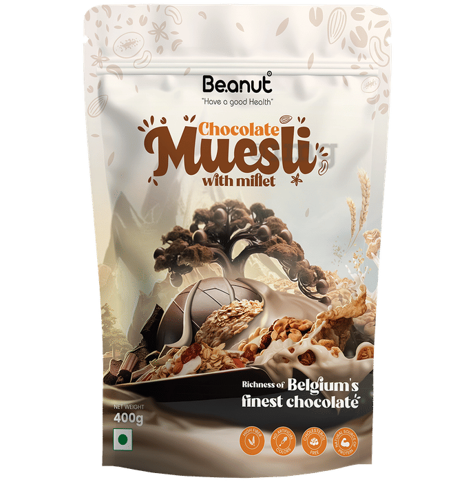 Beanut Chocolate Muesli with Millet: Buy packet of 400.0 gm Paste at ...