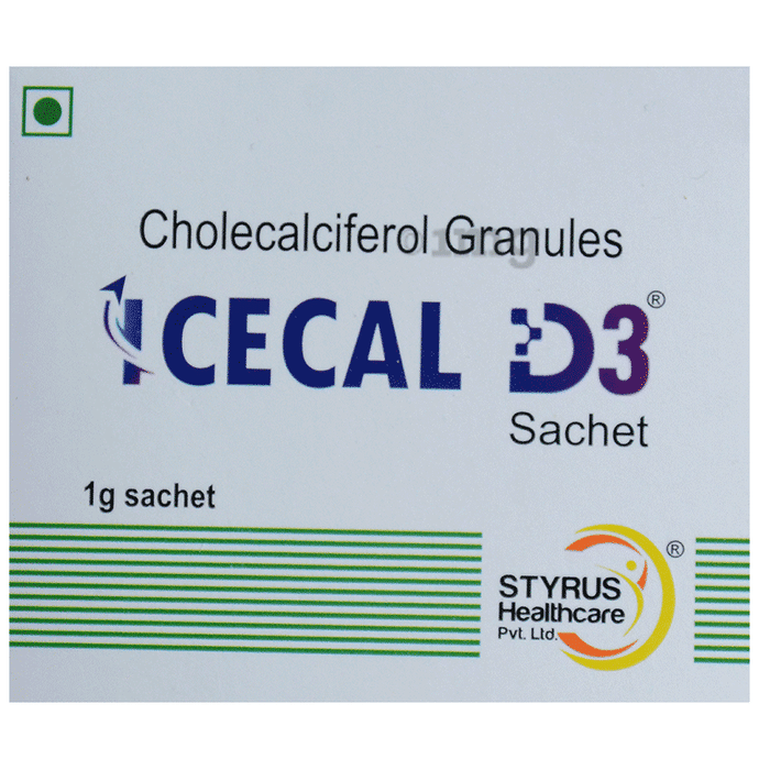 Icecal D3 Sachet: Buy sachet of 1.0 gm Granules at 𝗯𝗲𝘀𝘁 𝗽𝗿𝗶𝗰𝗲 in India ...