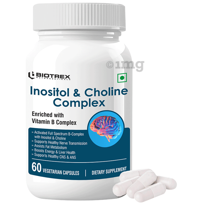 Biotrex Inositol and Choline Complex Vegetarian Capsule: Buy bottle of 60.0 vegicaps at best ...