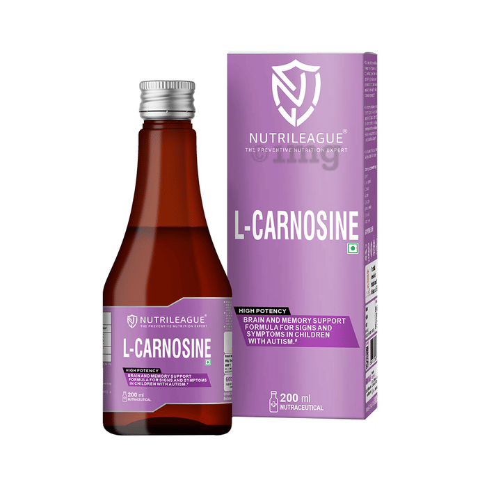 Nutrileague L-Carnosine 100mg Syrup for Brain & Memory Support Syrup ...