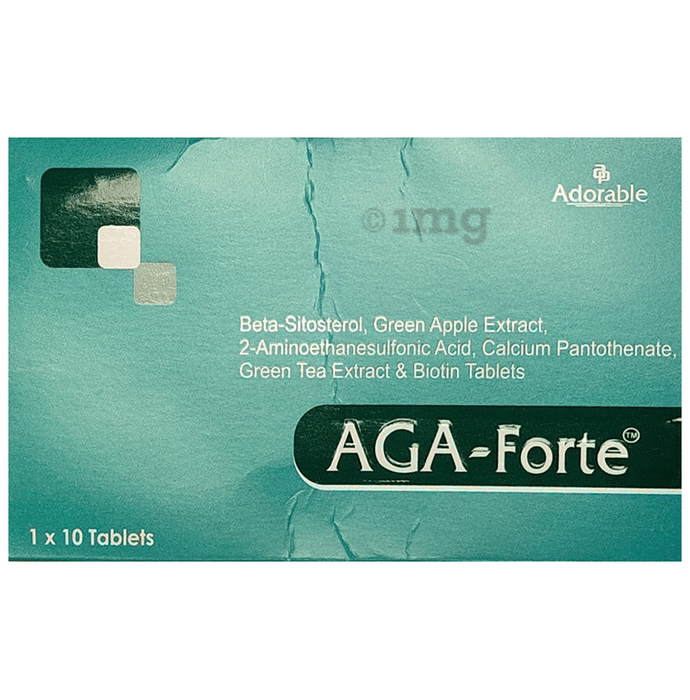 Adorable AGA-Forte Tablet: Buy strip of 10.0 tablets at best price in ...