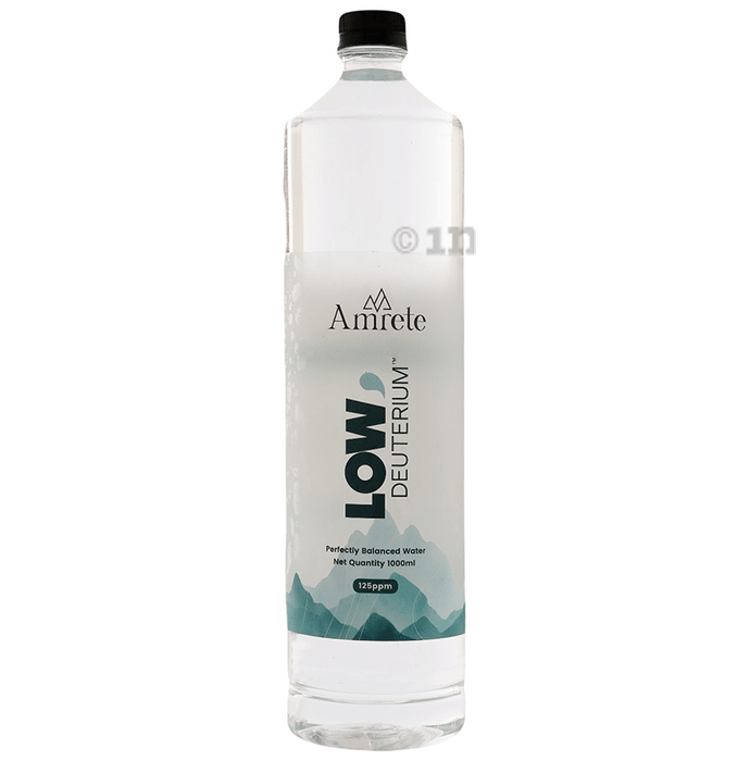 Amrete Low Deuterium Perfectly Balanced Water125ppm (1000ml Each): Buy ...