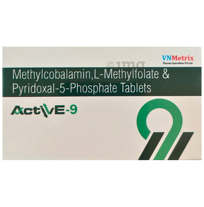 Actve 9 Tablet: Buy strip of 10.0 tablets at 𝗯𝗲𝘀𝘁 𝗽𝗿𝗶𝗰𝗲 in India | 1mg