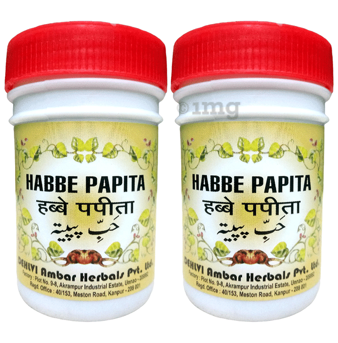 Dehlvi Habbe Papita 100 Each Buy Combo Pack Of 2 0 Bottles At Best