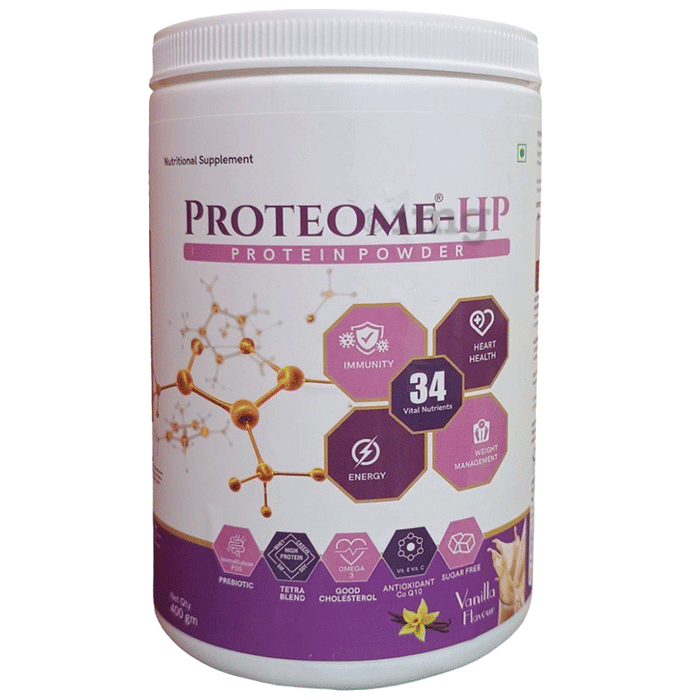 Proteome HP Powder Vanilla: Buy jar of 400.0 gm Powder at best price in ...