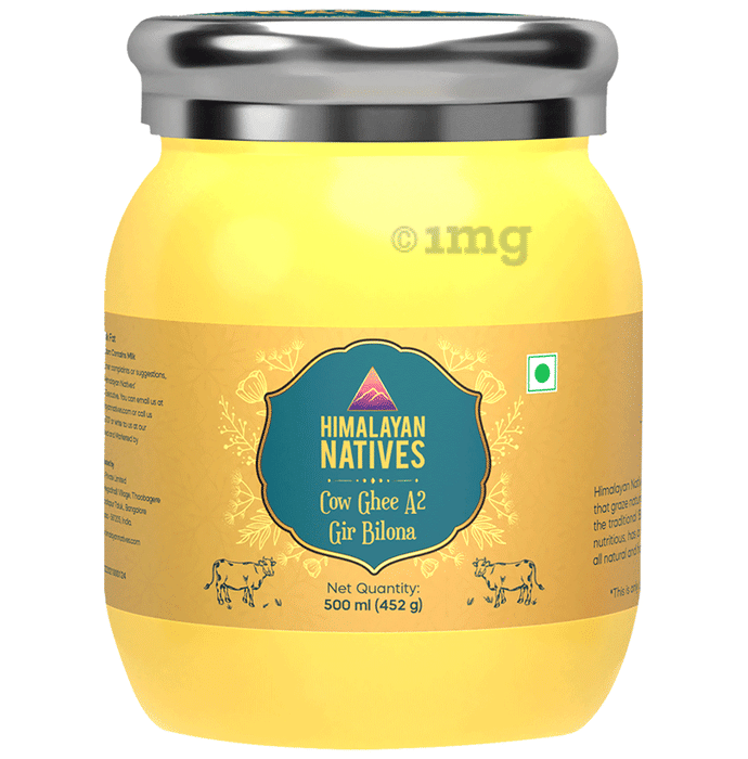 Himalayan Natives Cow Ghee A2 Gir Bilona: Buy jar of 500.0 ml Paste at best price in India | 1mg