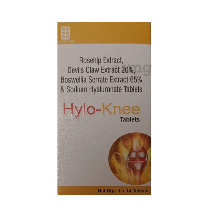 Hylo Knee Tablet: Buy bottle of 14.0 tablets at best price in India | 1mg