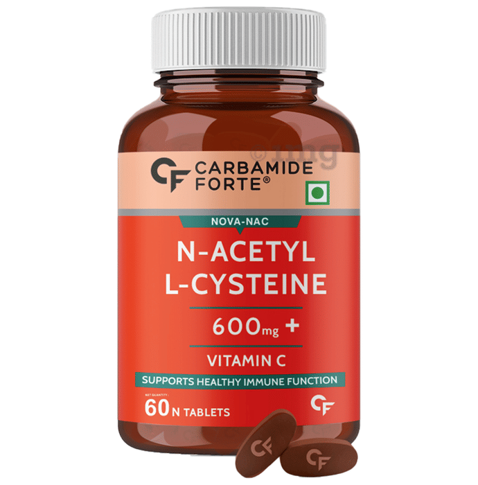 Carbamide Forte N-Acetyl L-Cysteine 600mg Tablet: Buy bottle of 60 ...