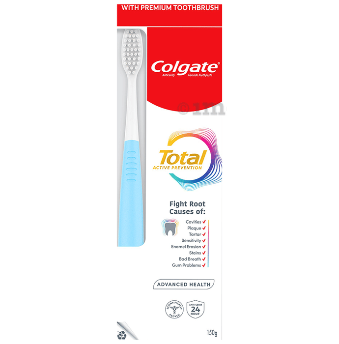 Colgate Total Toothpaste (150gm Each) Advanced Health with a Premium ...