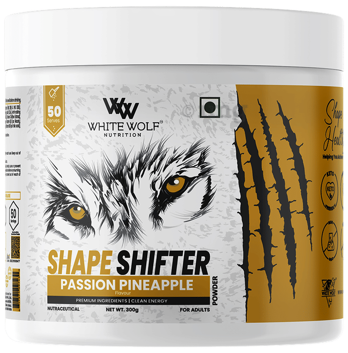 White Wolf Shape Shifter Powder Passion Pineapple: Buy jar of 300.0 gm ...