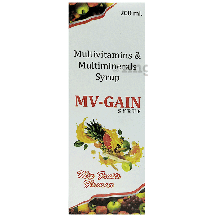 MV-Gain Syrup Mix Fruit: Buy bottle of 200.0 ml Syrup at best price in ...
