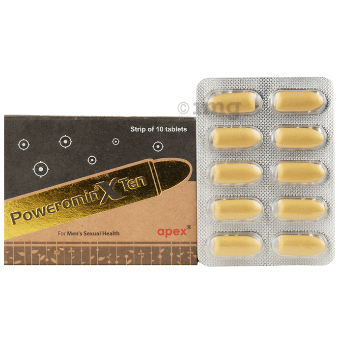 Poweromin Poweromin X Ten Tablet: Buy strip of 10.0 tablets at best ...