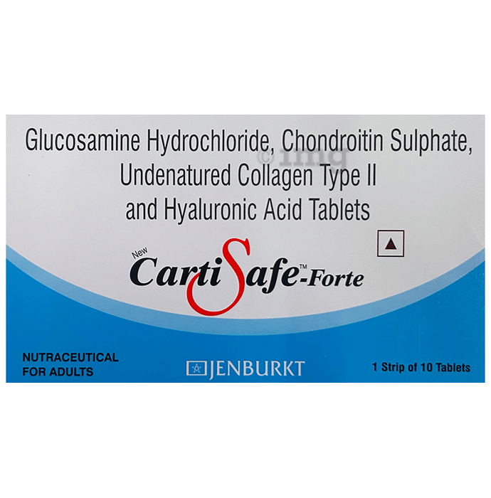 New CartiSafe-Forte Tablet for Adult: Buy strip of 10.0 tablets at best ...