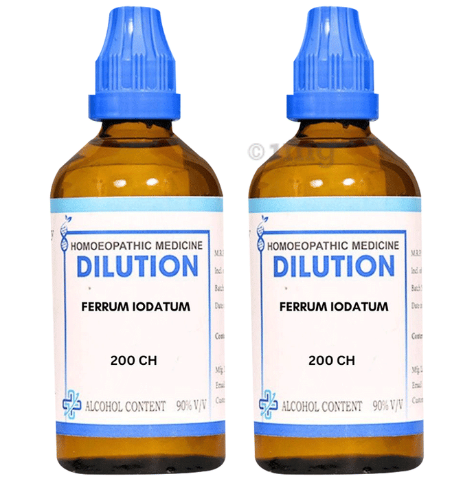 LDD Bioscience Ferrum Iodatum Dilution (100ml Each) 200 CH: Buy combo ...