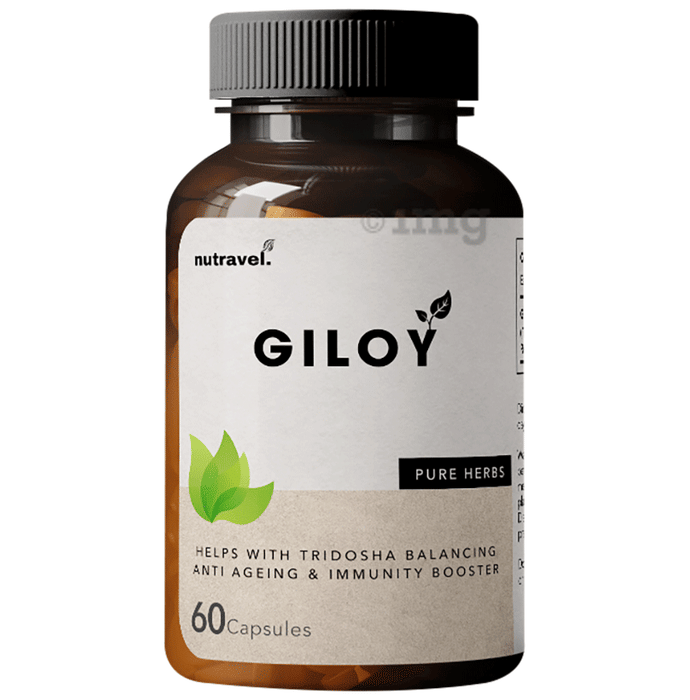 Nutravel Giloy Capsule: Buy bottle of 60.0 capsules at best price in ...