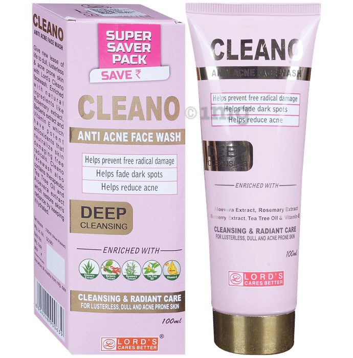 Lord's Cleano Anti Acne Face Wash: Buy tube of 100.0 ml Face Wash at ...