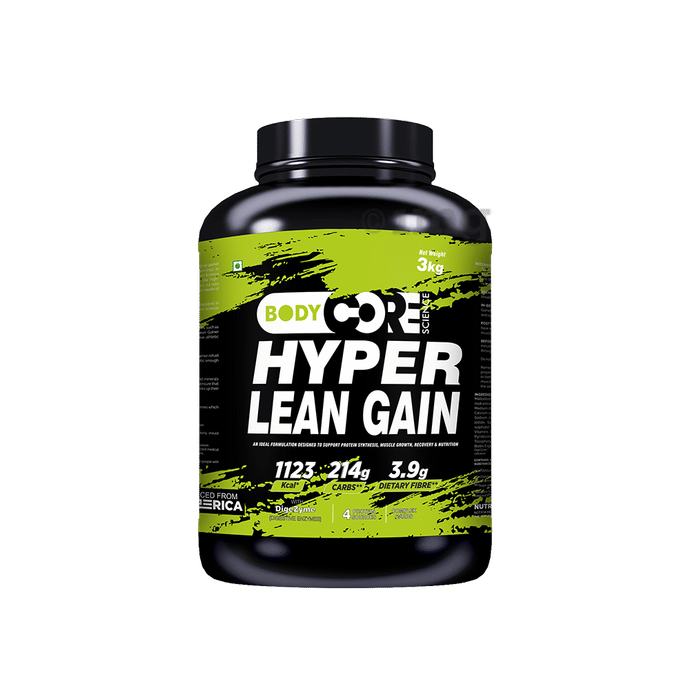 Body Core Science Hyper Lean Gain Powder Butterscotch: Buy jar of 3 kg ...