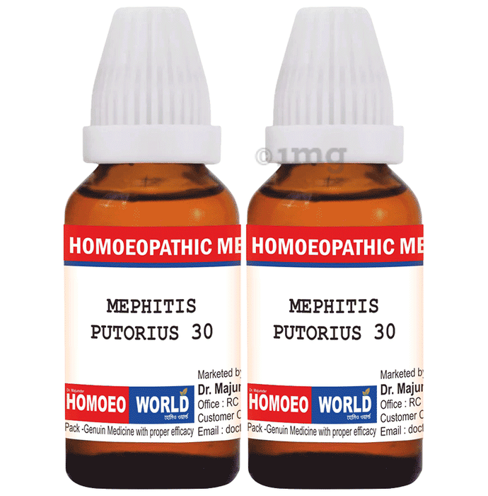 Dr. Majumder Homeo World Mephitis Putorius Dilution 30 CH: Buy combo ...