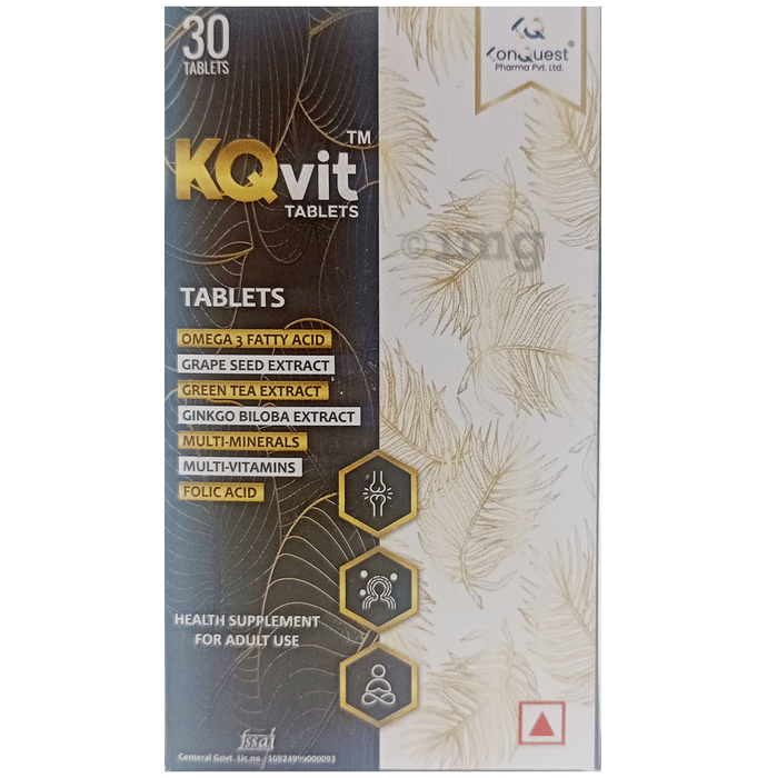 Kqvit Tablet: Buy bottle of 30.0 tablets at best price in India | 1mg