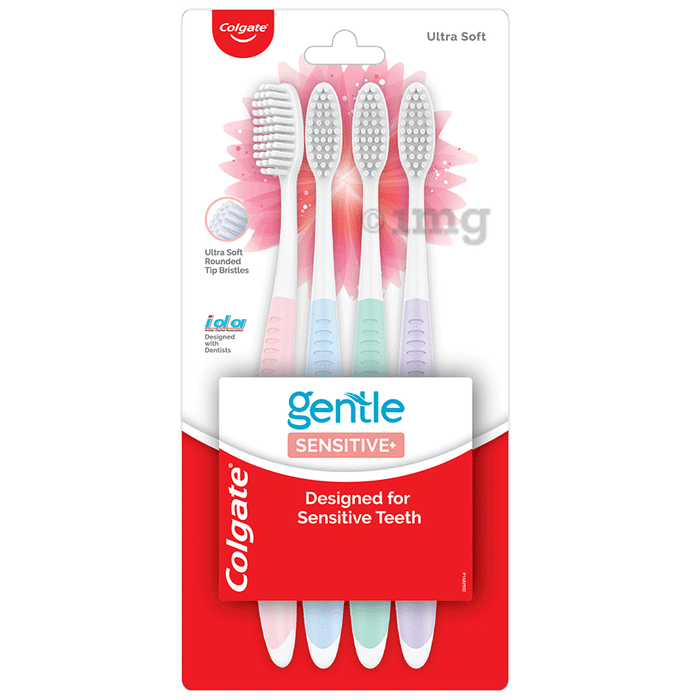 Colgate Gentle Sensitive Ultrasoft Toothbrush: Buy packet of 4.0 ...