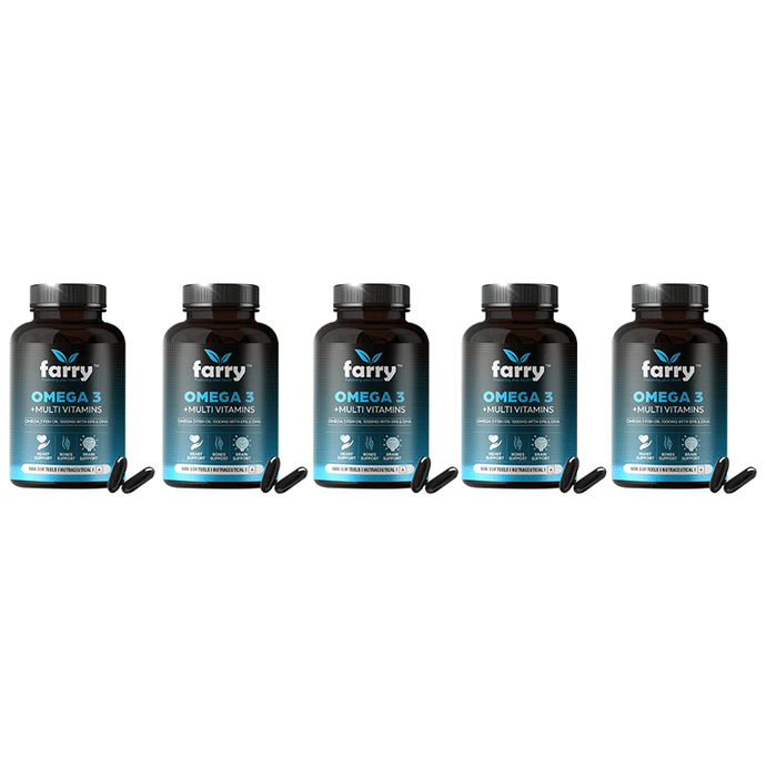Farry Powering Your Health Omega 3 + Multivitamins Softgels (60 Each ...