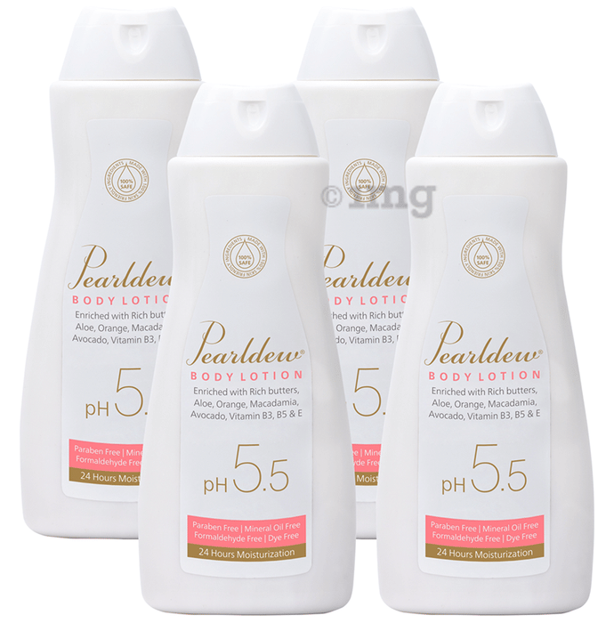 Pearldew pH 5.5 Body Lotion (200ml Each): Buy combo pack of 4.0 bottles ...