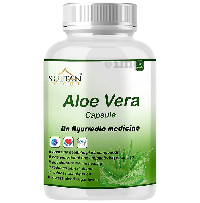 Sultan Night Aloevera Capsule: Buy bottle of 60.0 capsules at 𝗯𝗲𝘀𝘁 ...