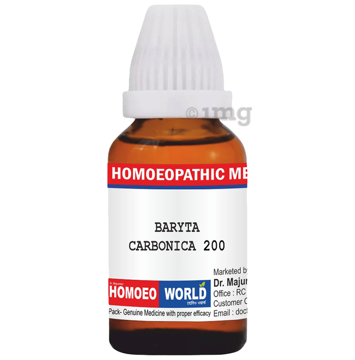 Dr. Majumder Homeo World Baryta Carbonica Dilution 200: Buy bottle of ...
