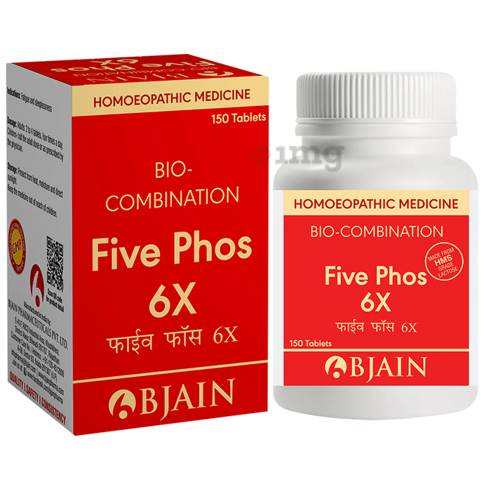 Bjain Bio-Combination Five Phos Tablet 6X: Buy bottle of 150.0 ...