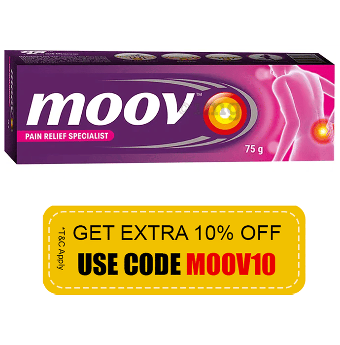 Moov Pain Relief Specialist: Buy tube of 75.0 gm Gel at best price in India | 1mg
