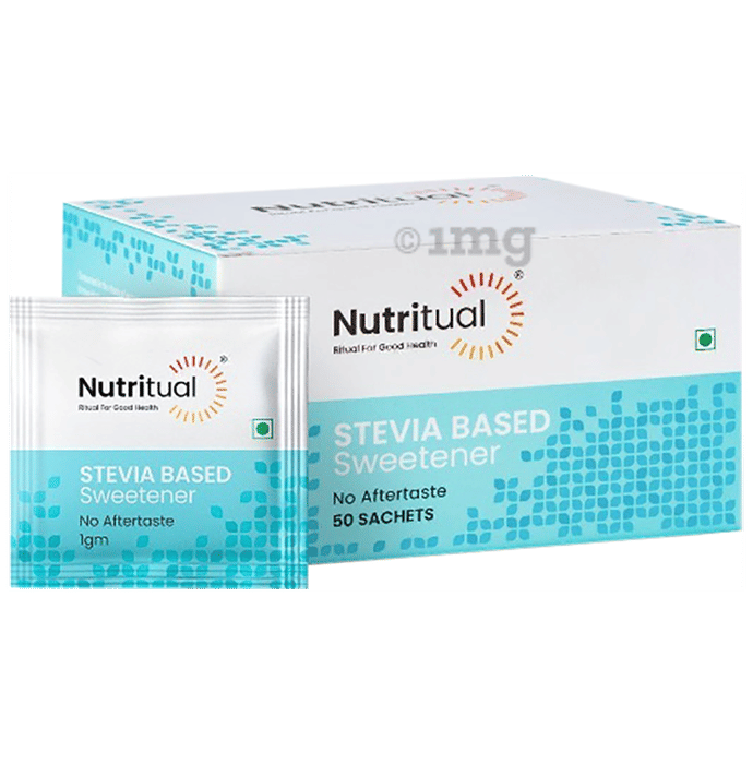 Nutritual Stevia Based Sweetener Sachet (50 Each): Buy combo pack of 3. ...