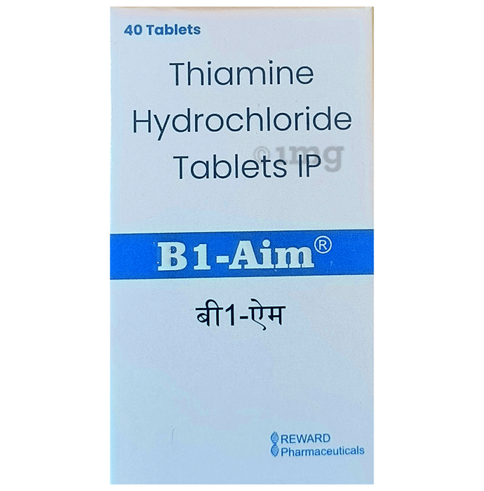 B1 Aim Tablet: Buy bottle of 40.0 tablets at 𝗯𝗲𝘀𝘁 𝗽𝗿𝗶𝗰𝗲 in India | 1mg