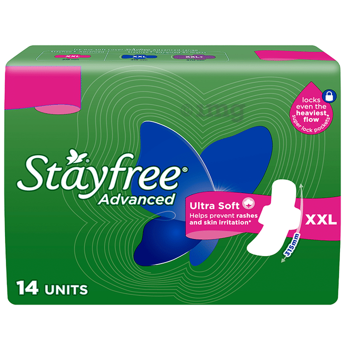 Stayfree Advanced Ultra Soft Pads XXL: Buy packet of 14.0 pads at best ...
