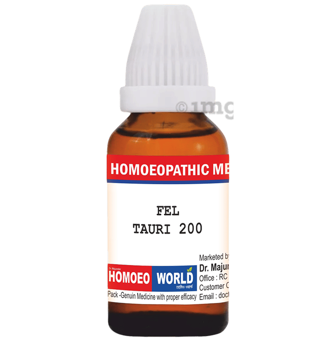 Dr. Majumder Homeo World Fel Tauri (30ml Each) 200: Buy combo pack of 2 ...