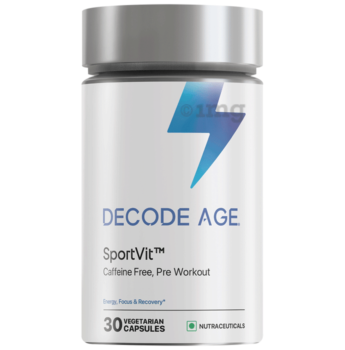 Decode Age SportVit Vegetarian Capsule ,Blend for Athletes, Improves ...