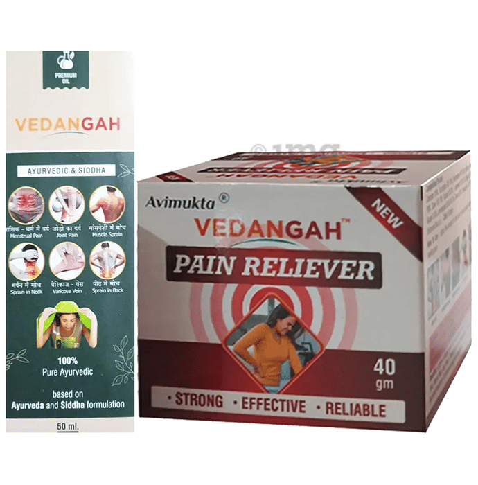 Virtual Combo Brand Combo Pack of Vedangah Pain Relief Oil and Gel: Buy ...