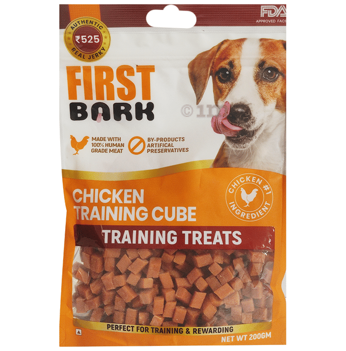 First Bark Chicken Training Cube | Training Treats: Buy packet of 200.0 ...