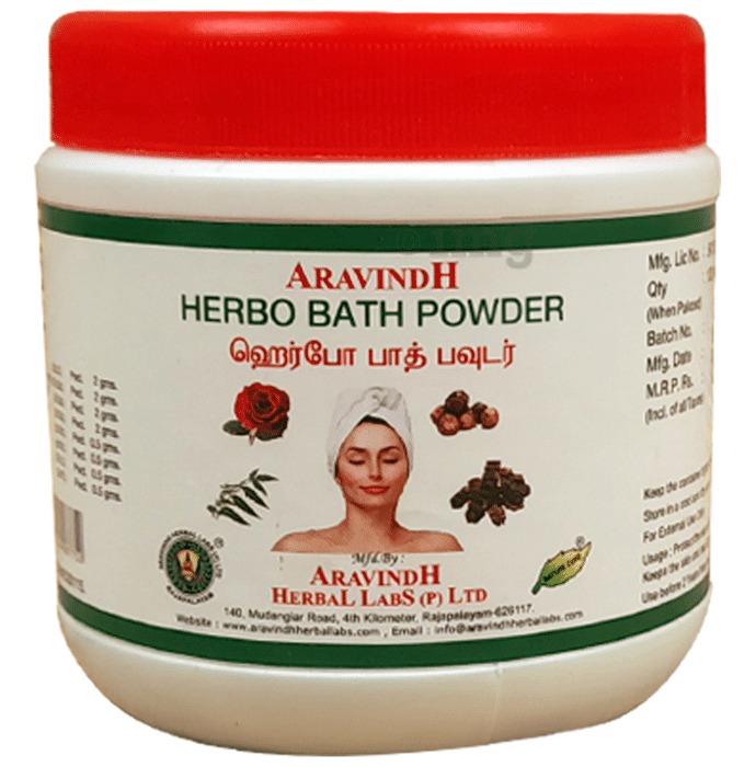 Aravindh Herbo Bath Powder: Buy jar of 100.0 gm Powder at best price in ... Aravindh Herbo Bath Powder: Buy jar of 100.0 gm Powder at best price in ...