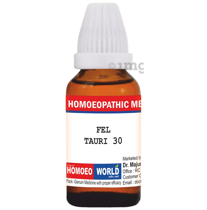 Dr. Majumder Homeo World Fel Tauri (30ml Each) 30: Buy box of 1.0 ...