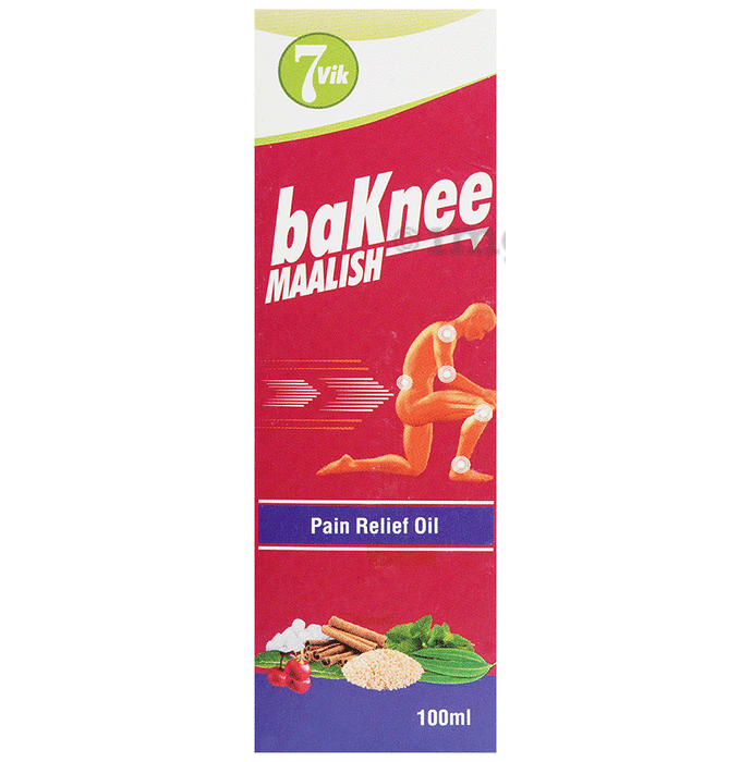 7vik Baknee Malish Pain Relief Oil: Buy bottle of 100.0 ml Oil at best ...