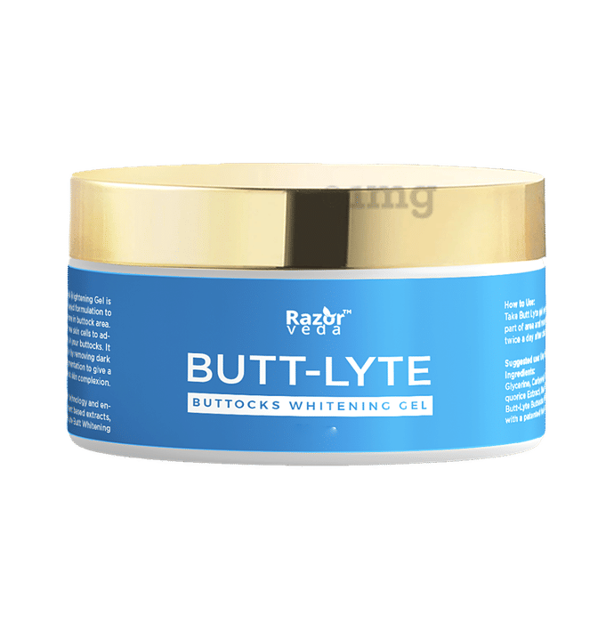 Razor Veda Butt-Lyte Buttocks Whitening Gel: Buy jar of 100 gm Gel at ...