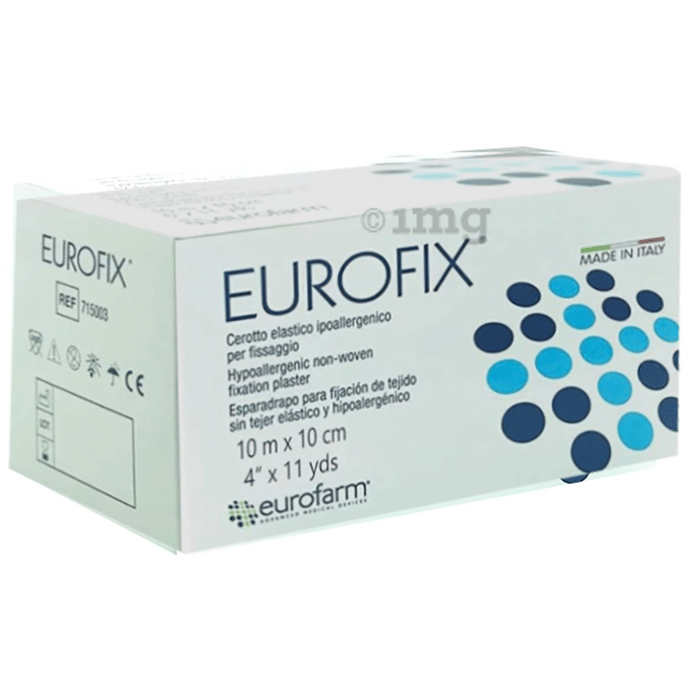 Eurofix Adhesive Bandage White Tape Roll 10m X 10cm: Buy box of 1.0 ...
