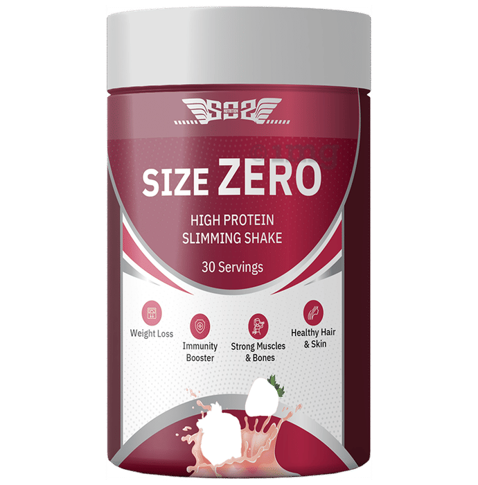 SOS Nutrition Size Zero High Protein Slimming Shake Powder Strawberry ...