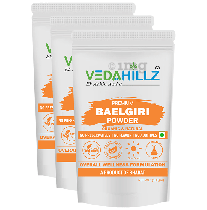 Vedahillz Premium Baelgiri Powder (100gm Each): Buy combo pack of 3.0 ...