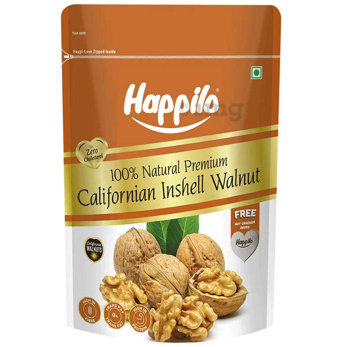 Happilo 100% Natural Premium Californian Inshell Walnuts: Buy packet of ...