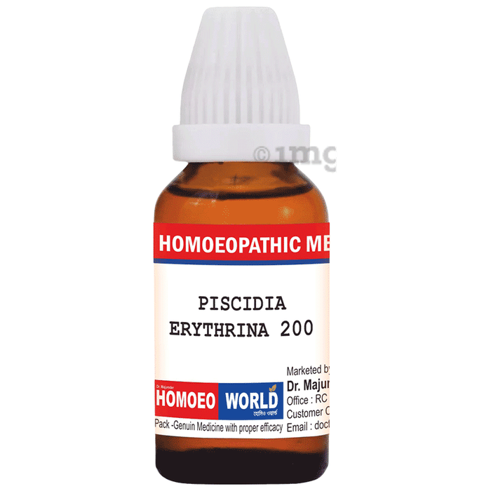 Dr. Majumder Homeo World Piscidia Erythrina Dilution (30ml Each) 30 ...