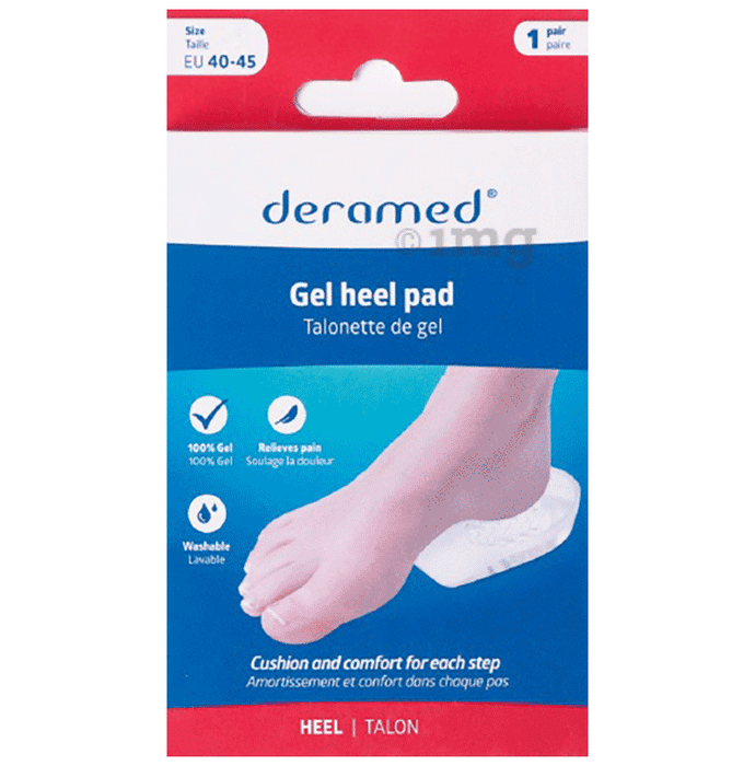 Deramed Gel Heel Pads Small: Buy box of 2.0 units at best price in ...