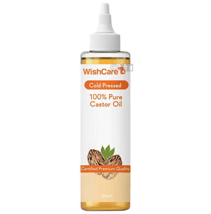 WishCare Cold Pressed 100% Pure Castor Oil: Buy bottle of 200.0 ml Oil ...