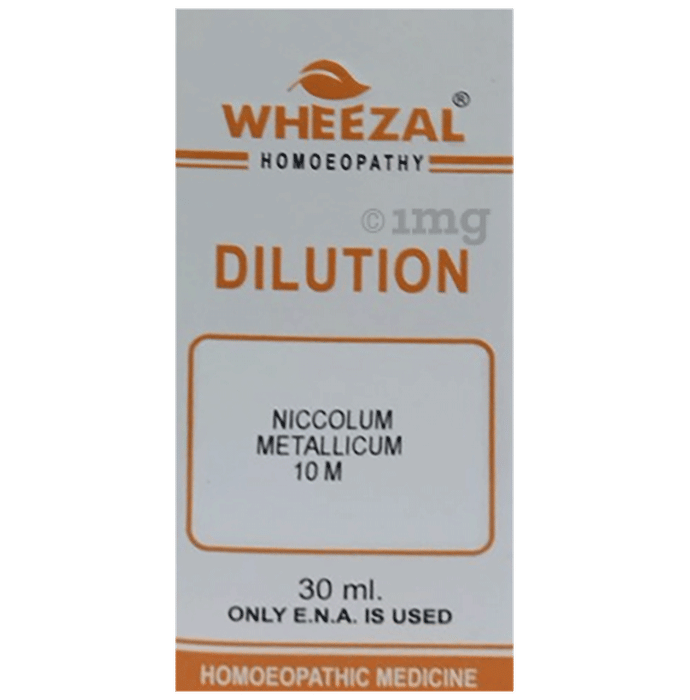 Wheezal Niccolum Metallicum Dilution 10M: Buy bottle of 30.0 ml ...